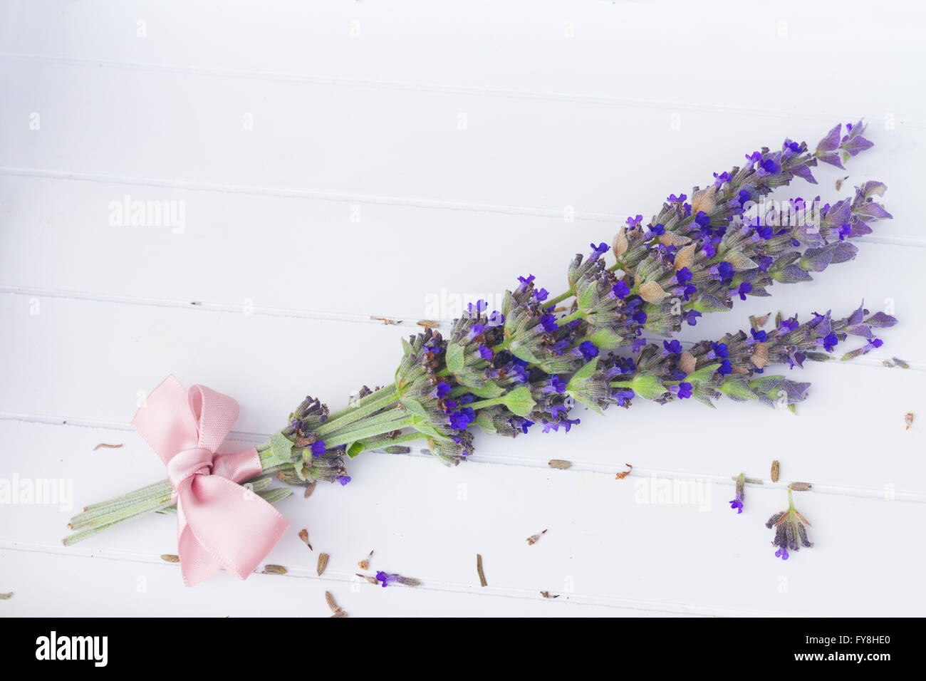 Lavender flowers spa Stock Photo - Alamy