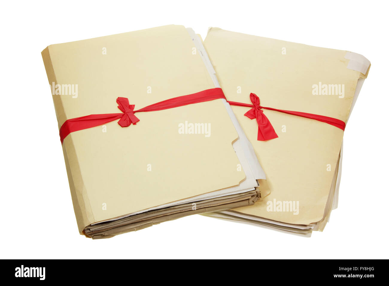 Bundles of Documents Stock Photo - Alamy