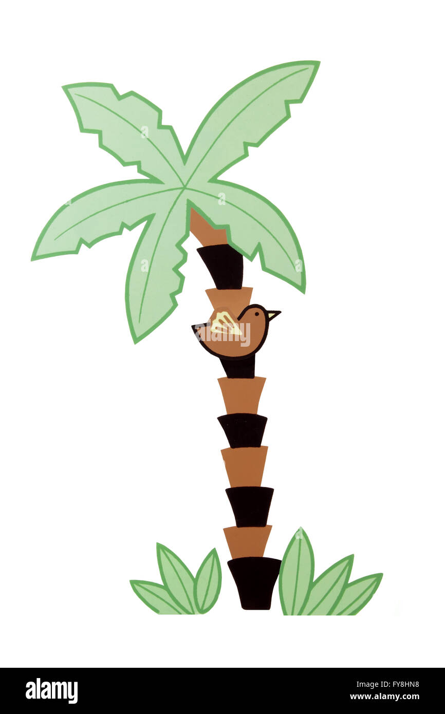 Palm tree cut Cut Out Stock Images & Pictures - Alamy