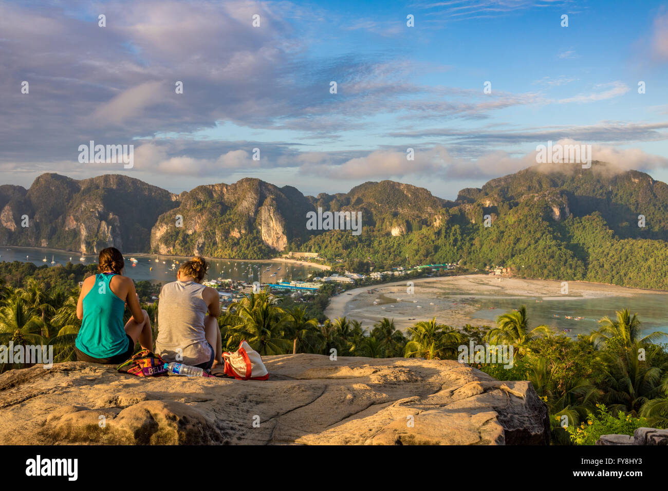 Phuket Krabi Phi Phi Islands Koh Phi Phi Don View from Phi Phi viewpoint Stock Photo - Alamy