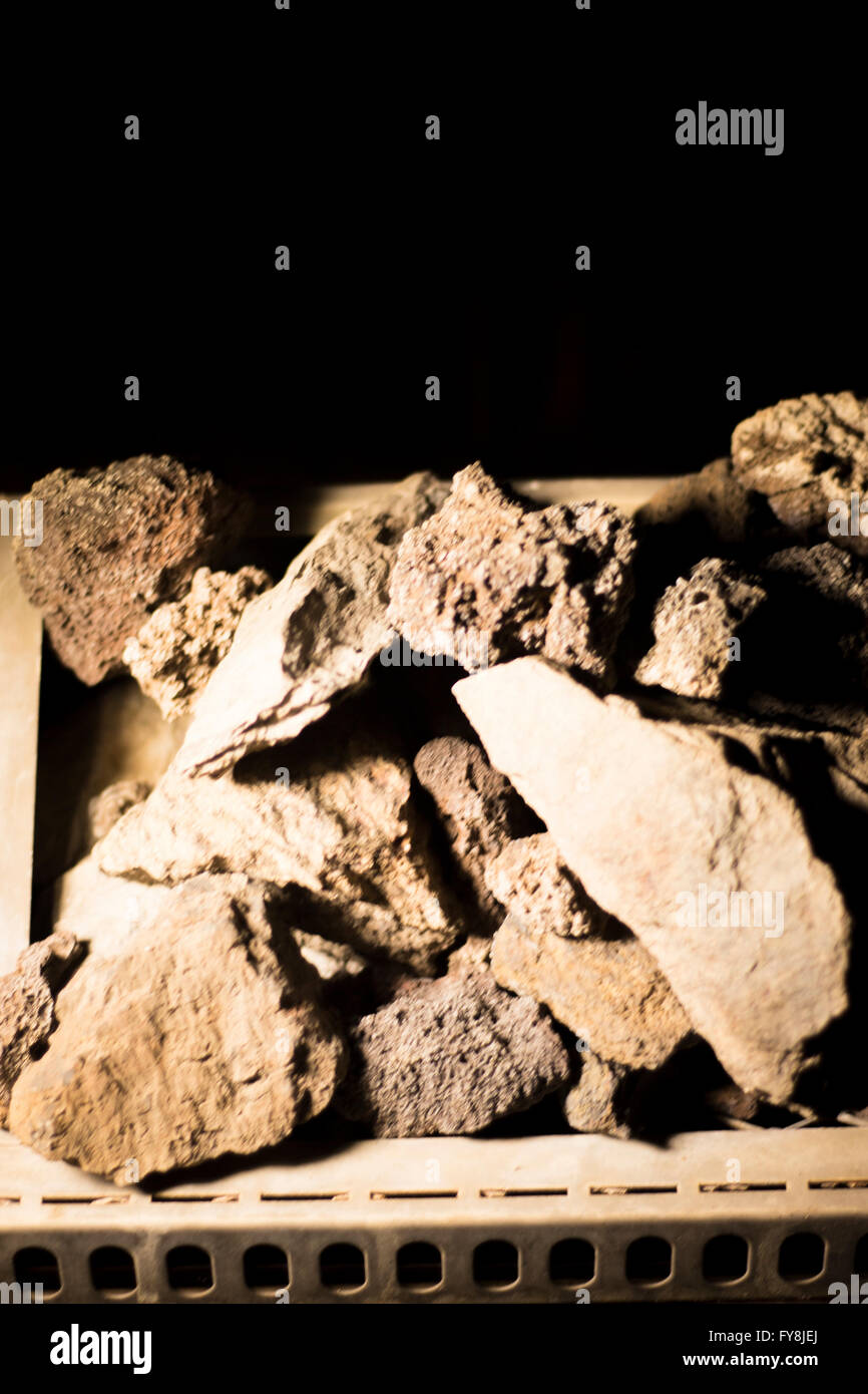 Sauna steam stones rocks hi-res stock photography and images - Alamy