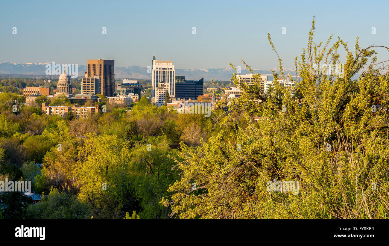 Skyline foothills in boise idaho hi-res stock photography and images ...