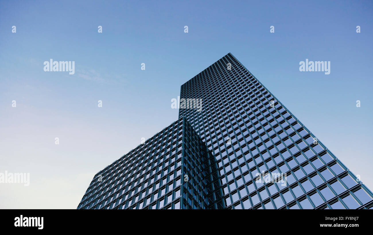 3D-Rendering, modern high-rise buildings Stock Photo - Alamy