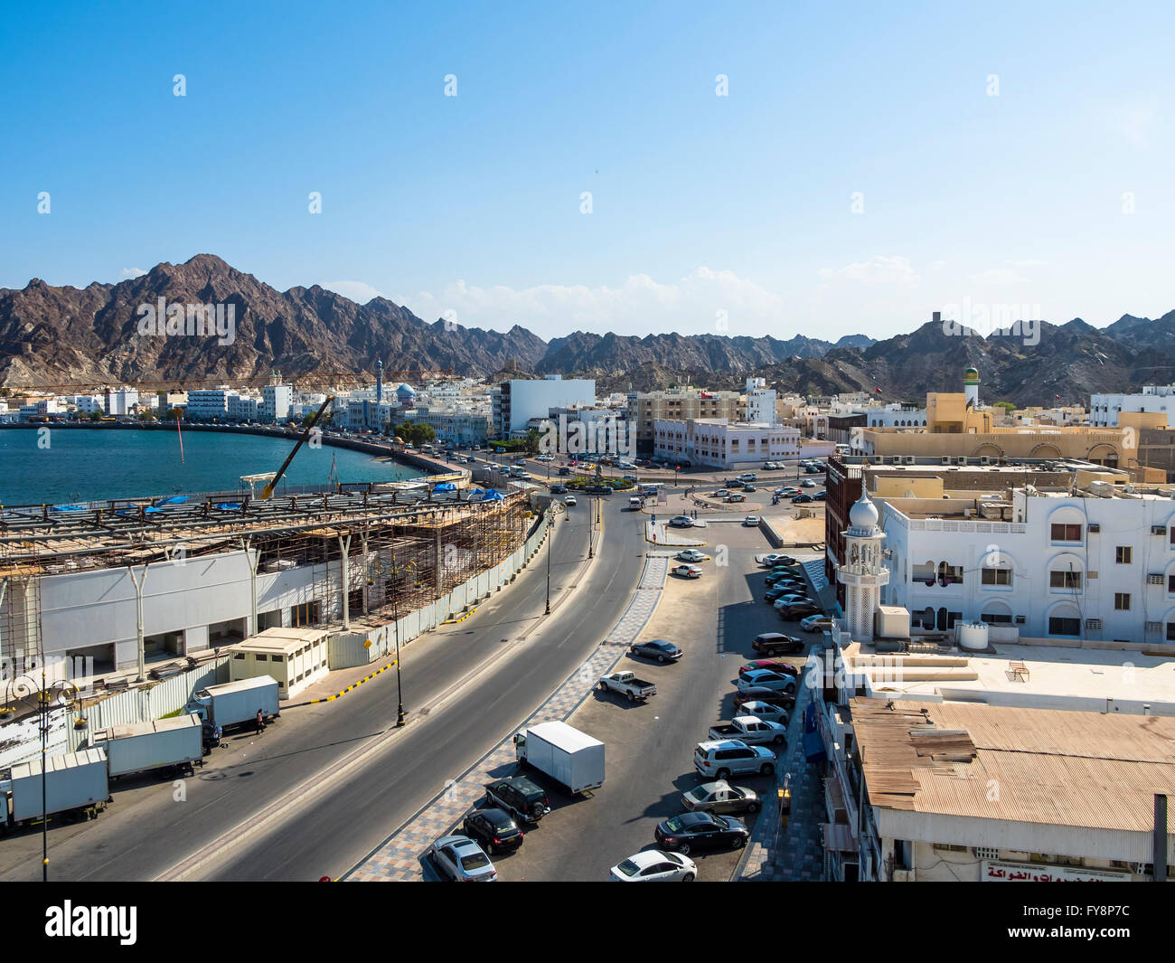Oman, Muscat, View of Bahiri Road Stock Photo - Alamy