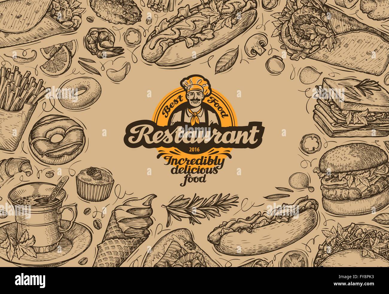 Retro diner Stock Vector Images - Alamy