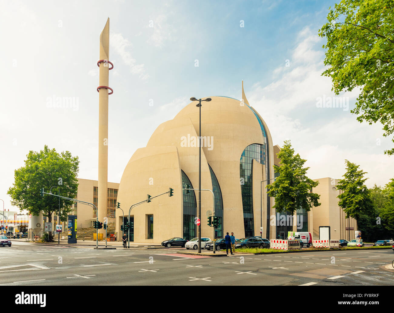 Germany, Cologne, view to Cologne Central Mosque Stock Photo - Alamy