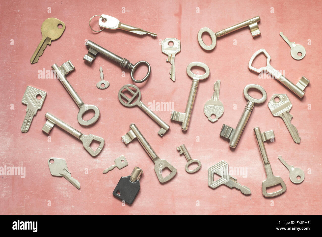 Old fashioned ornate keys hi-res stock photography and images - Alamy