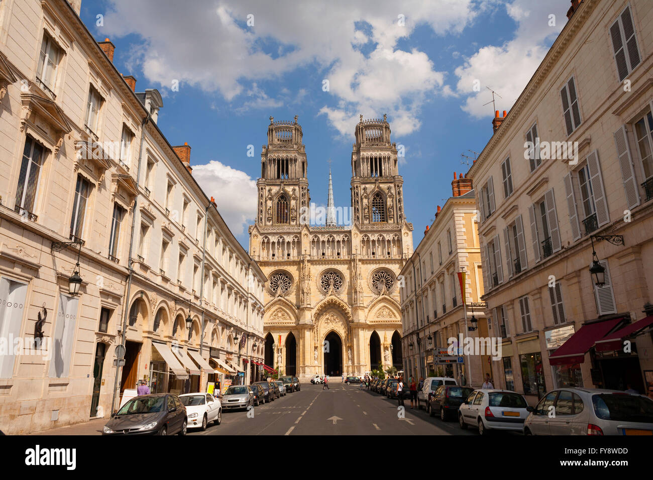 France, Orleans, view to Orleans Cathedral Stock Photo - Alamy