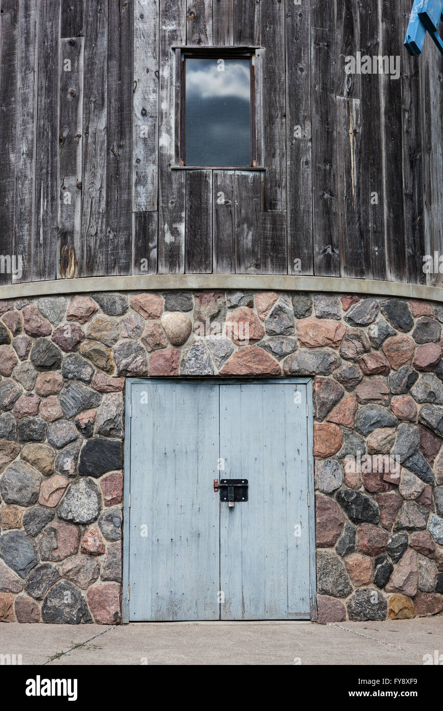 Old Windmill Exterior Wall Entrance Stock Photo - Alamy