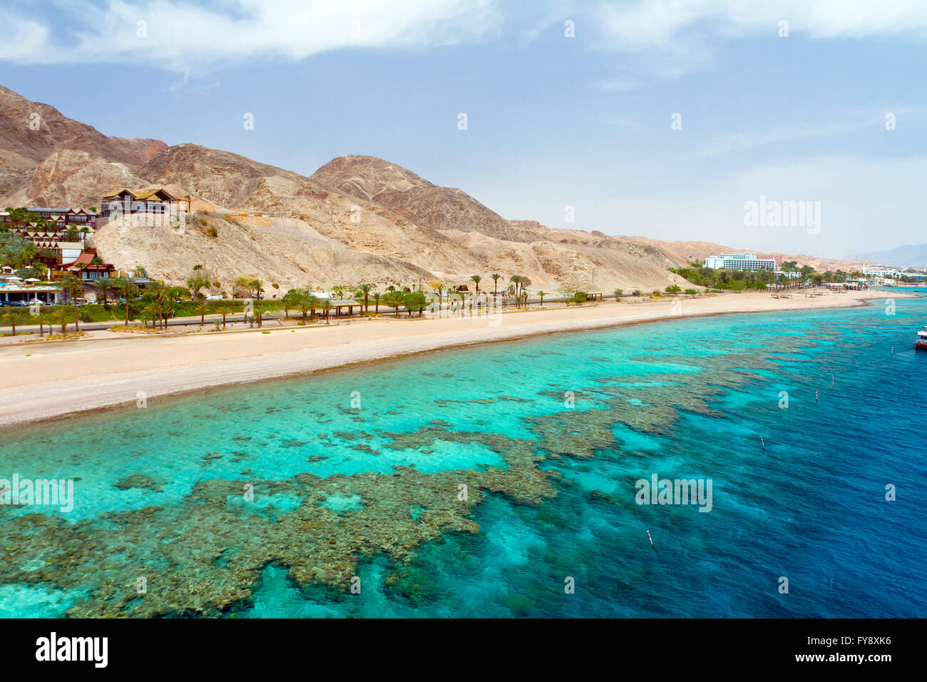 Coastline of Red sea from coral reef Stock Photo - Alamy