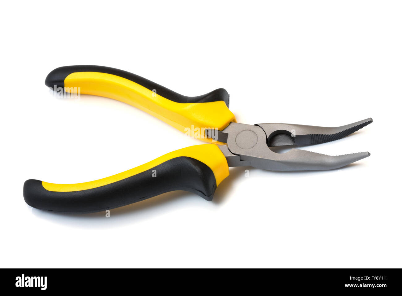 Modern and beautiful pliers on a white background Stock Photo - Alamy