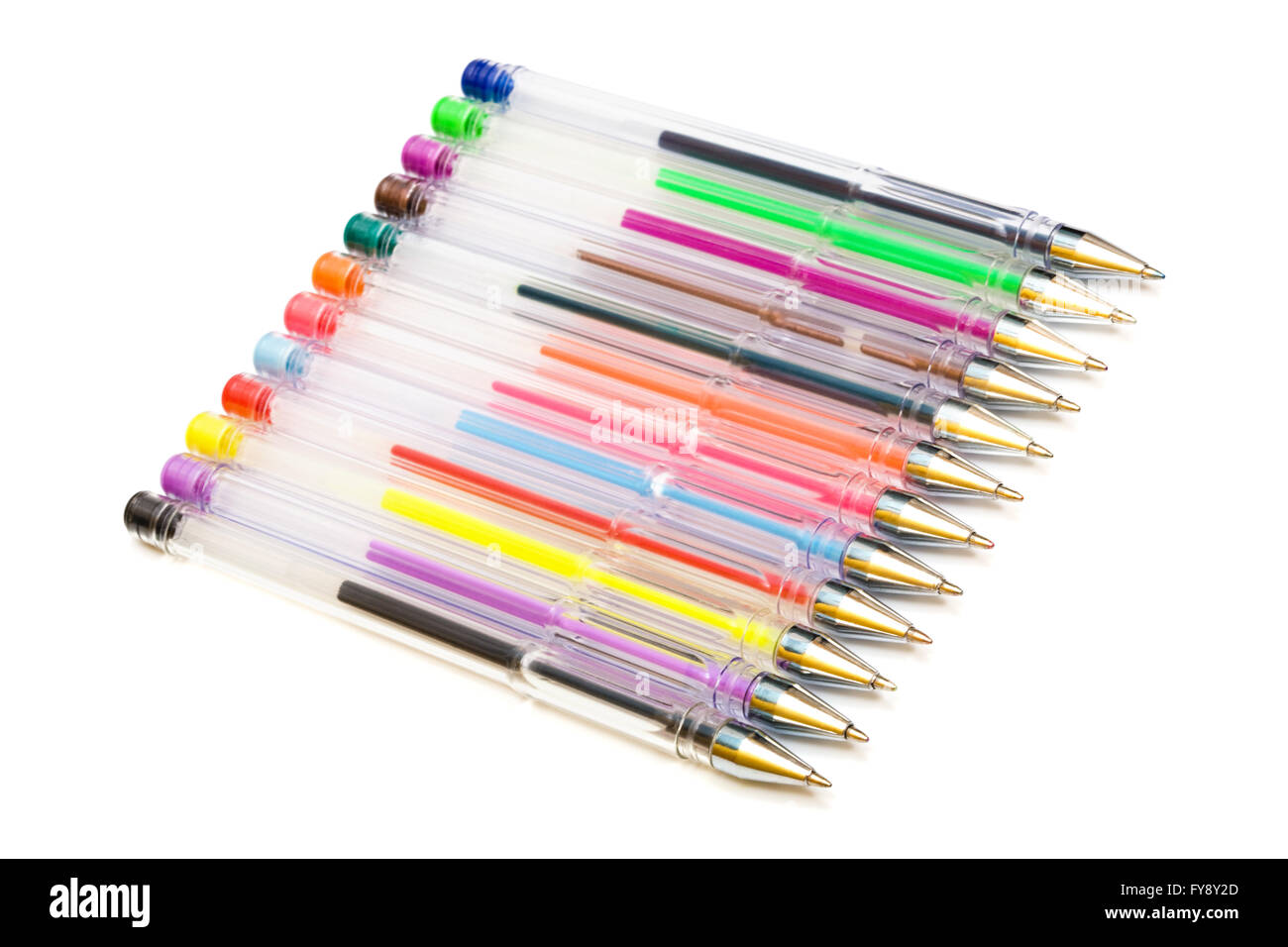 Pink ballpoint pen on Cut Out Stock Images & Pictures - Alamy