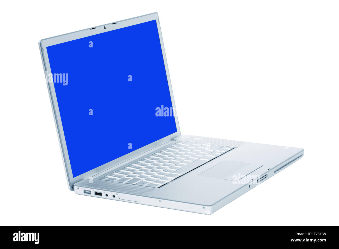 Modern and stylish laptop on a white background Stock Photo - Alamy