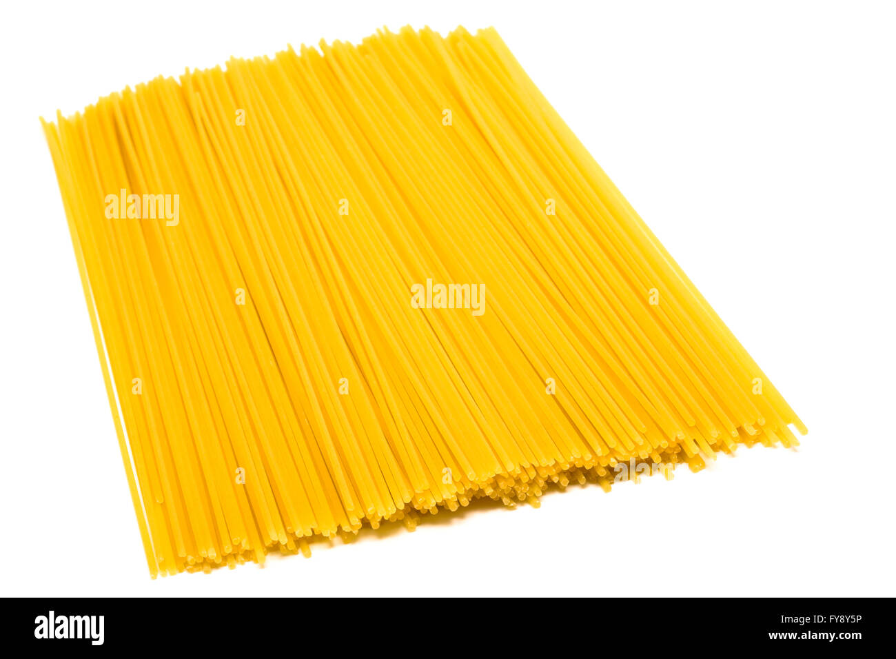 beautiful yellow paste on a white background Stock Photo - Alamy