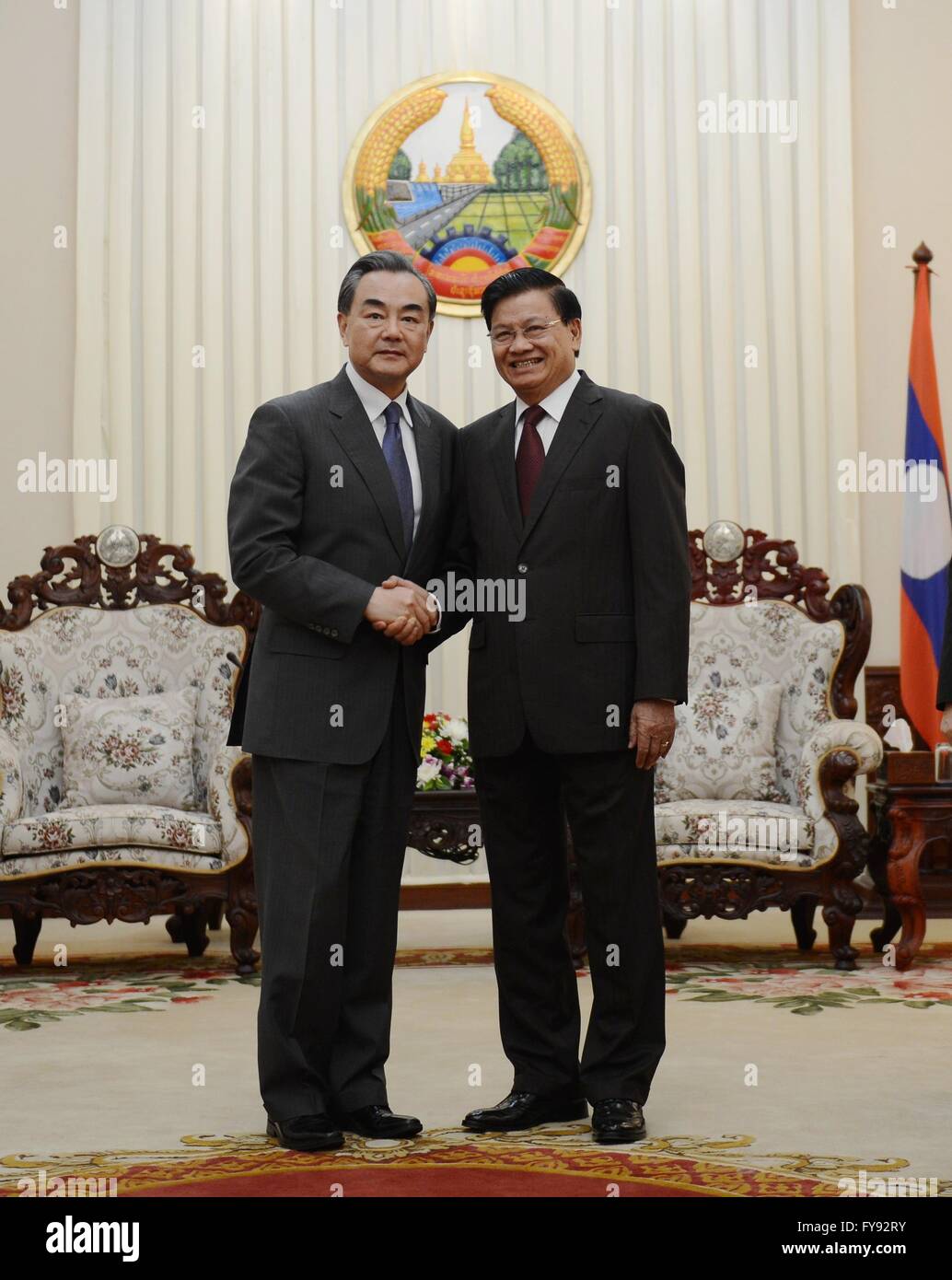 Laos prime minister thongloun sisoulith hi-res stock photography and ...