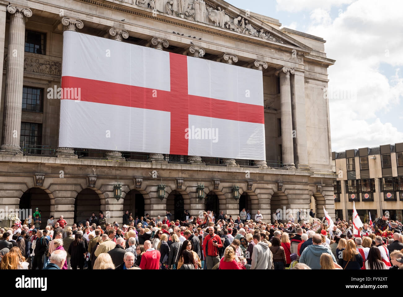 House decorated st georges cross hi-res stock photography and images ...