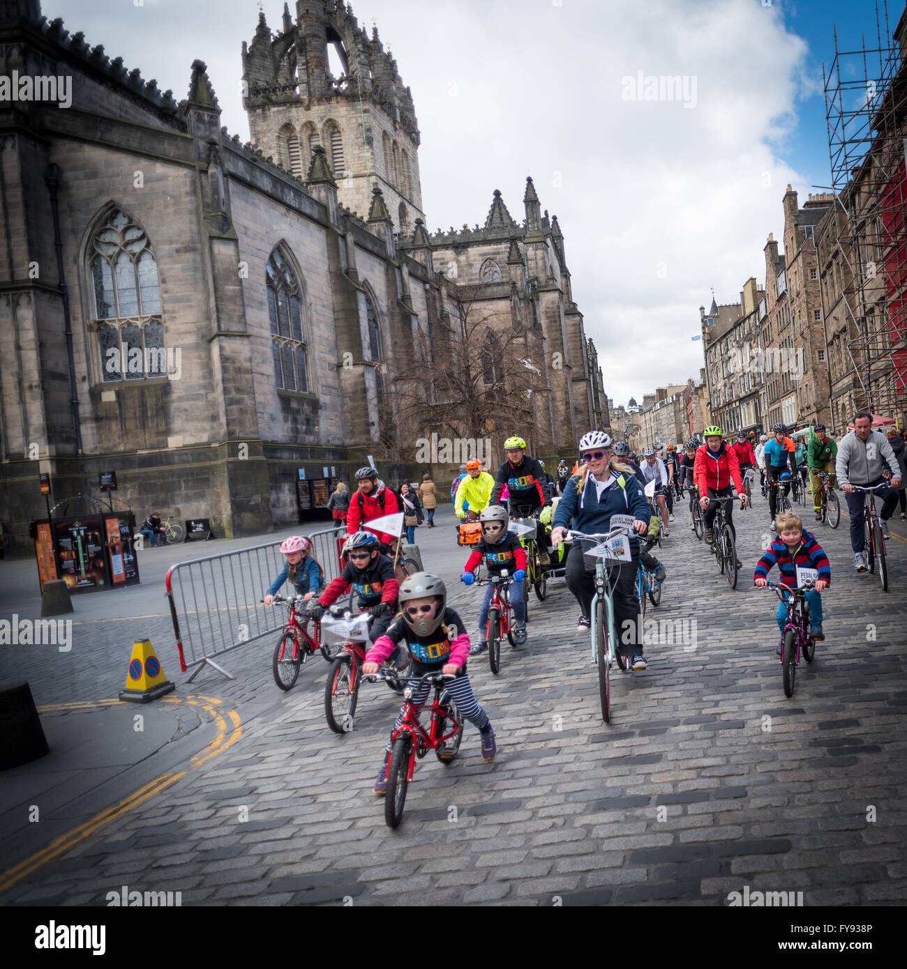 Scotland active travel protest hi-res stock photography and images - Alamy