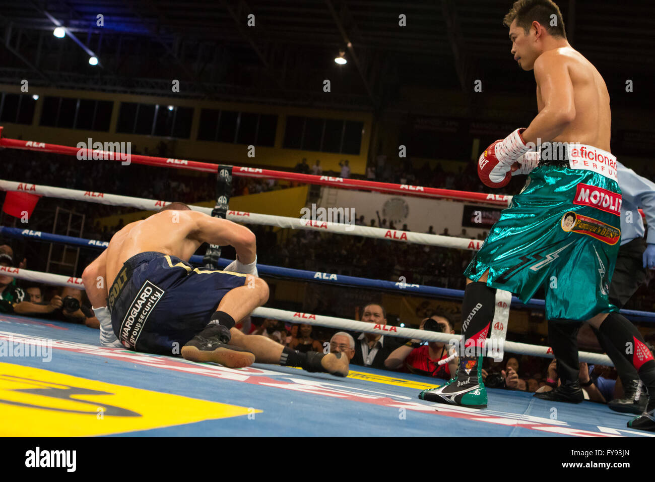 Boxer in a fight High Resolution Stock Photography and Images - Alamy
