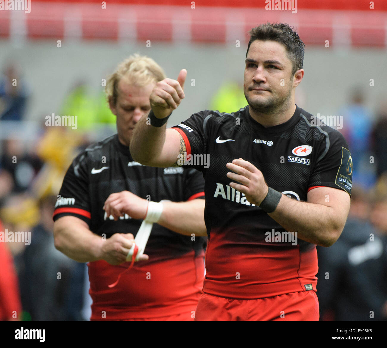 The Madejski Stadium, Reading, UK. 23rd Apr, 2016. European Rugby ...