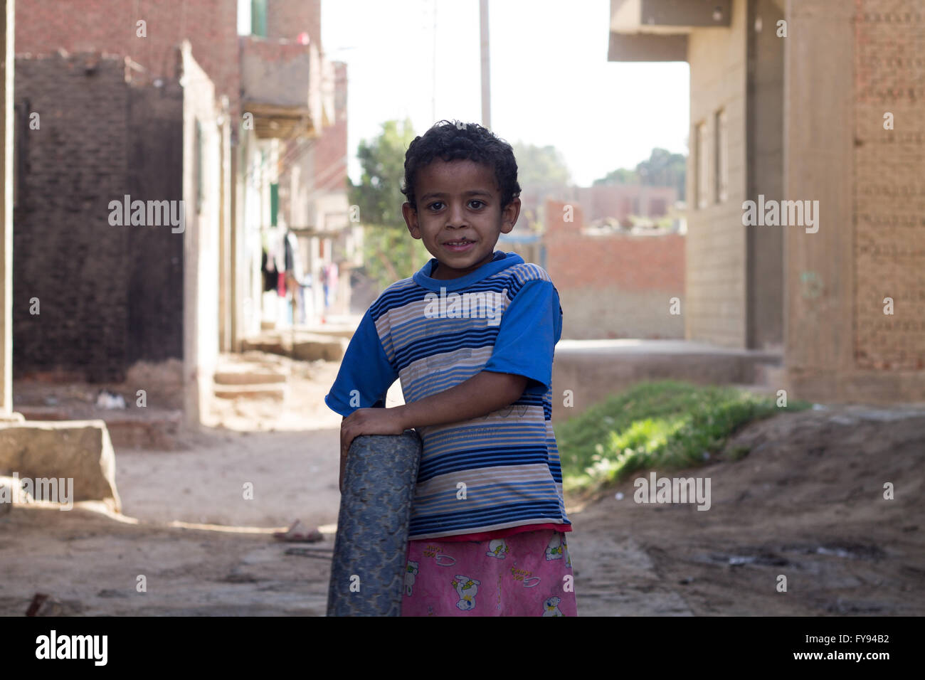 Warraq Island, Giza, Egypt. 23rd Apr, 2016. One island Warraq children ...