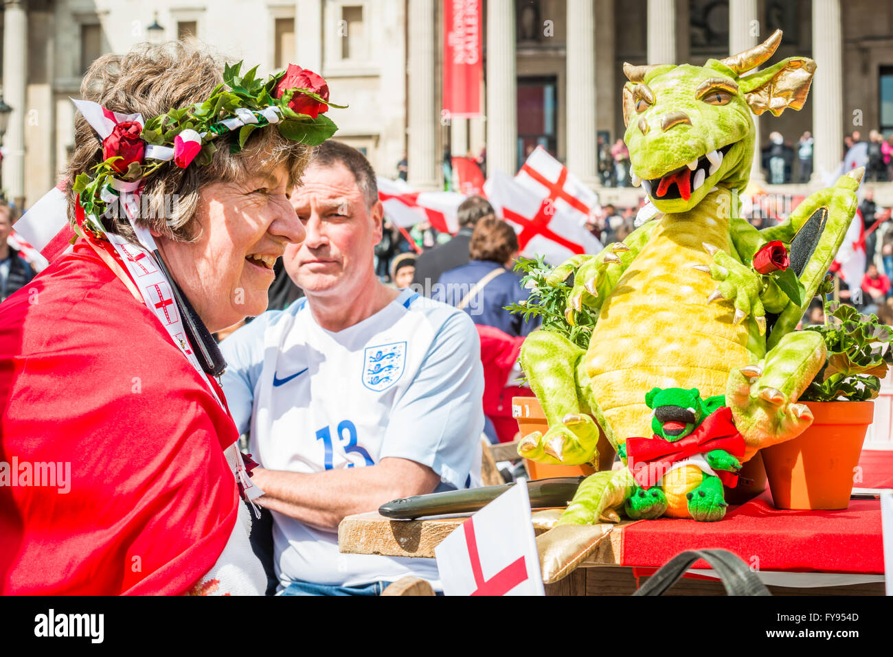 Feast of st george trafalgar square hi-res stock photography and images ...