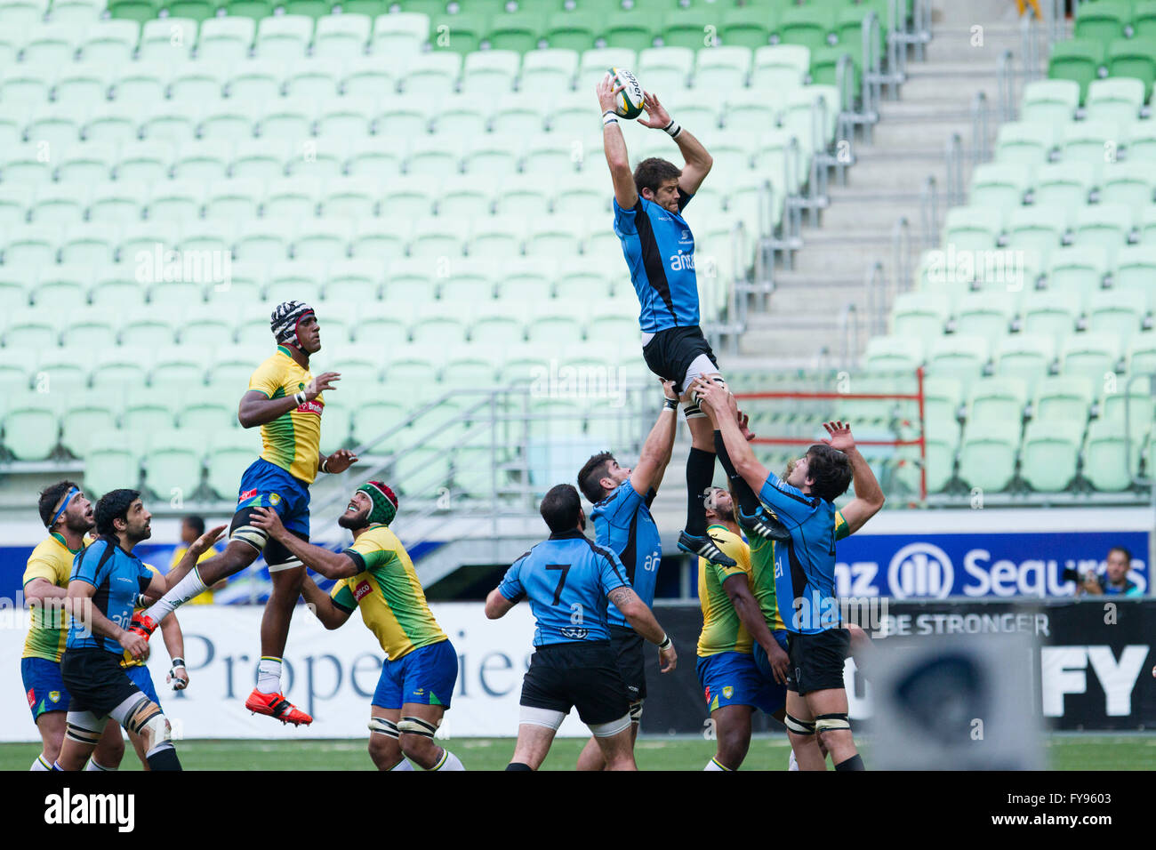 SAO PAULO, Brazil - 23/04/2016: RUGBY BRAZIL X URUGUAY - Brazilian ...