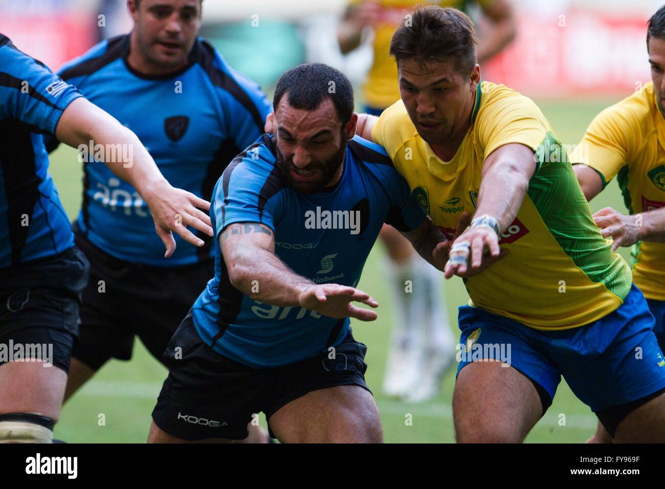 SAO PAULO, Brazil - 23/04/2016: RUGBY BRAZIL X URUGUAY - Brazilian ...