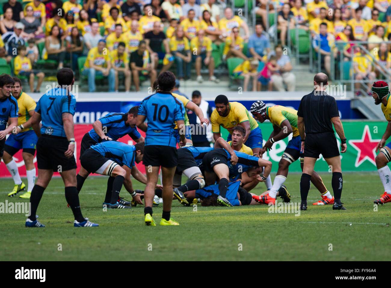 SAO PAULO, Brazil - 23/04/2016: RUGBY BRAZIL X URUGUAY - Brazilian ...