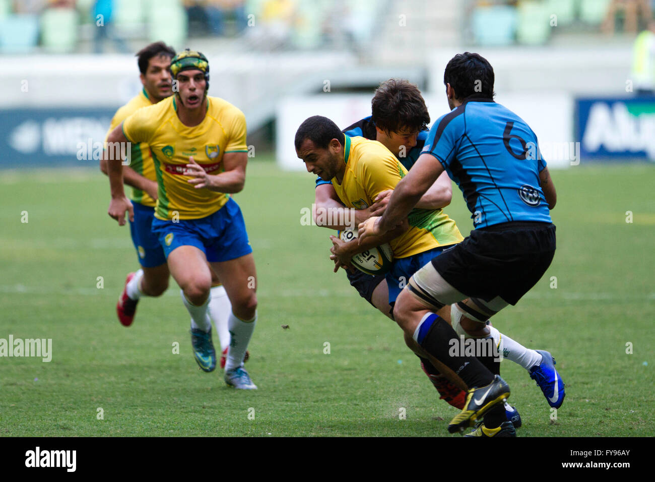 SAO PAULO, Brazil - 23/04/2016: RUGBY BRAZIL X URUGUAY - Brazilian ...