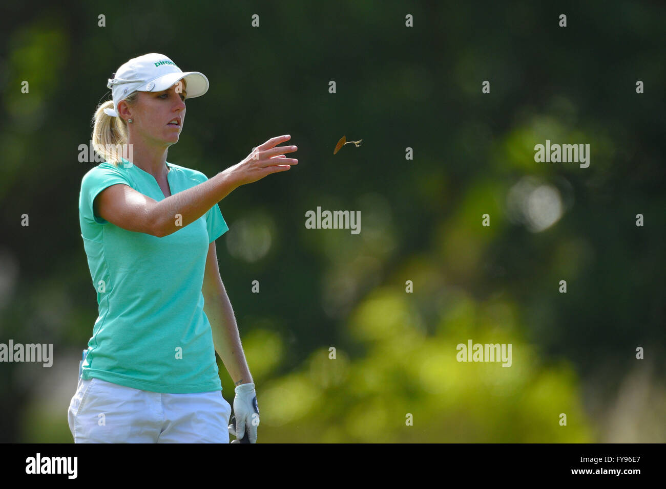 Sarasota, Florida, USA. 23rd Apr, 2016. Emma de Groot during the second ...