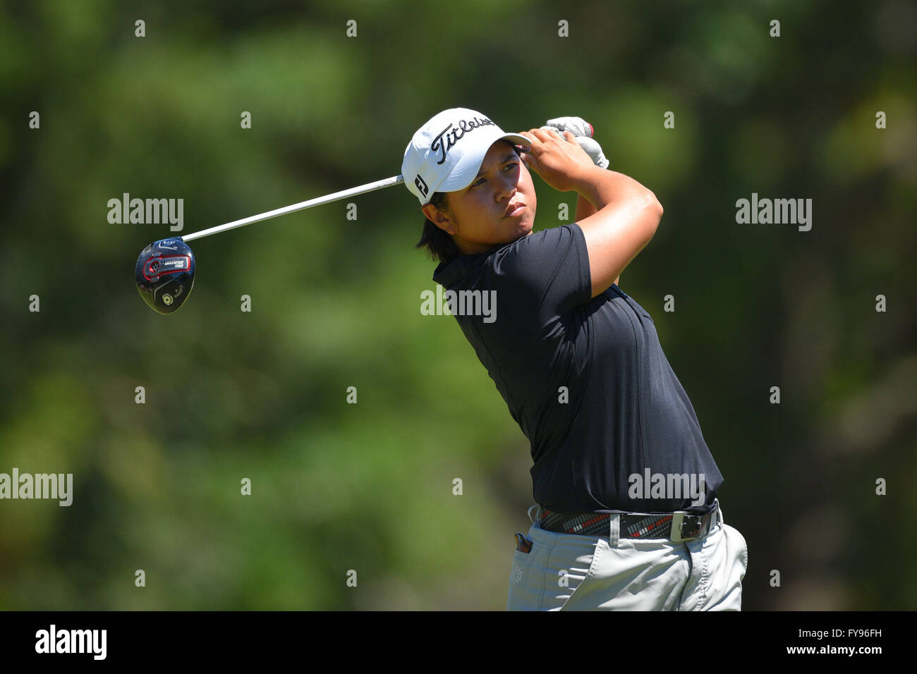 Sarasota, Florida, USA. 23rd Apr, 2016. Clariss Guce during the second round of the Symetra Tour ...