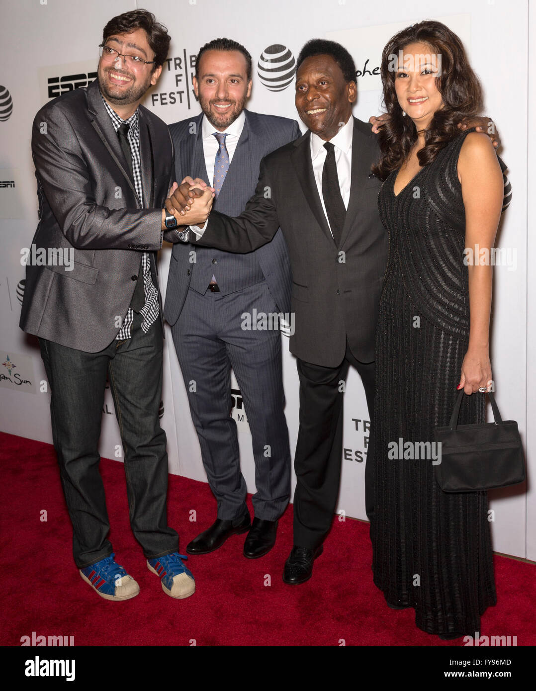 New York City, USA. 23rd April, 2016. Fernando Caruso, Seth Michaels ...