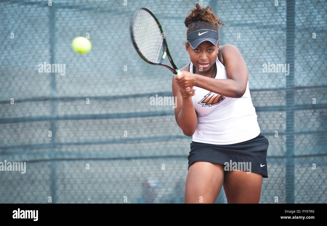 Albuquerque, NM, USA. 23rd Apr, 2016. 041516.Eldorado's Ivana Corley ...