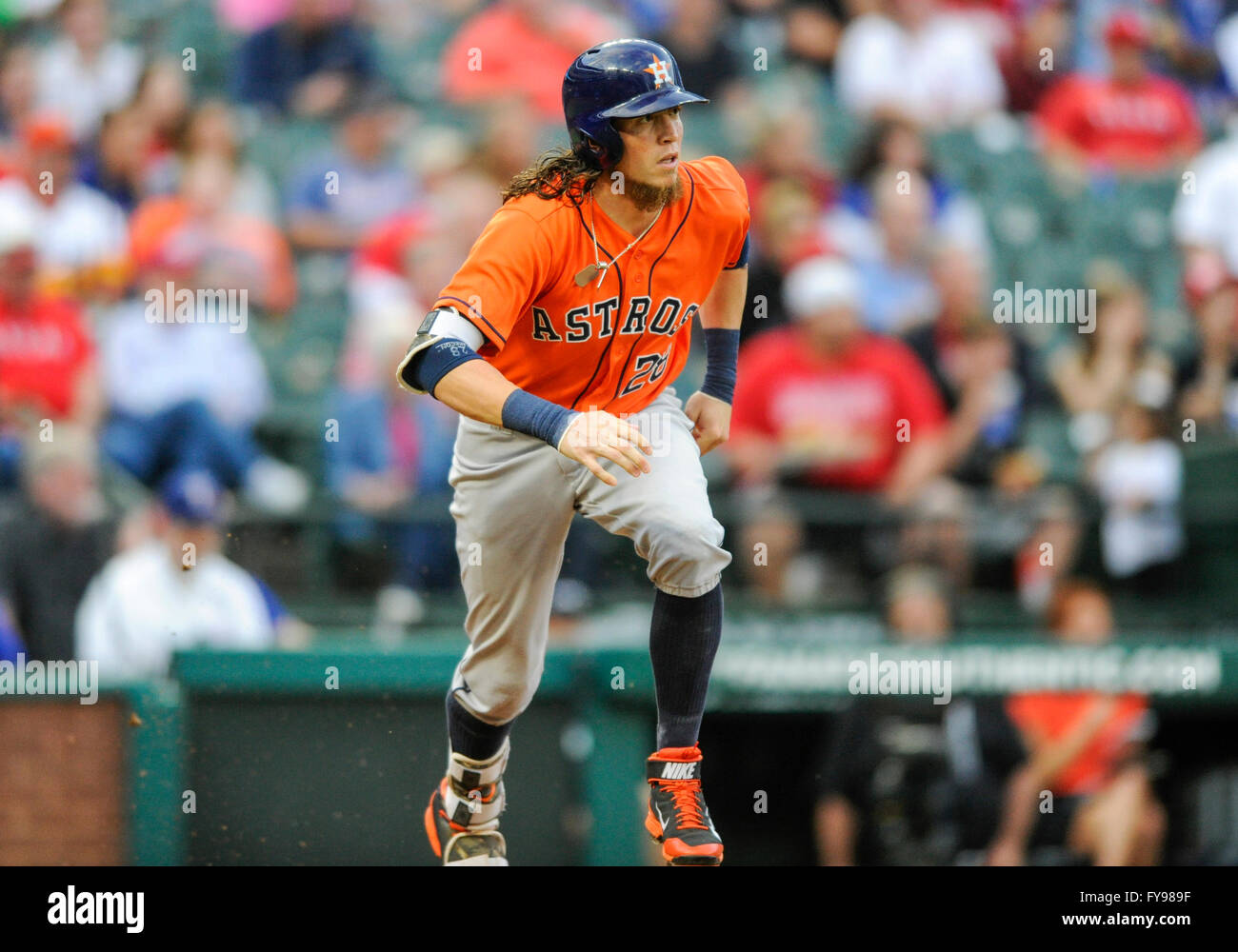 Apr 20, 2016: Houston Astros left fielder Colby Rasmus #28 during an ...