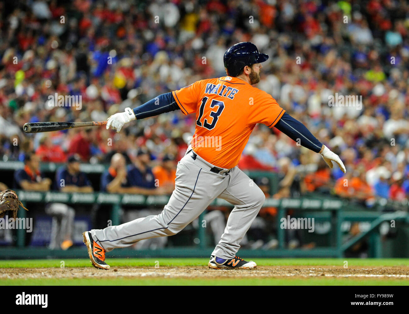 Apr 20, 2016: Houston Astros first baseman Tyler White #13 during an ...