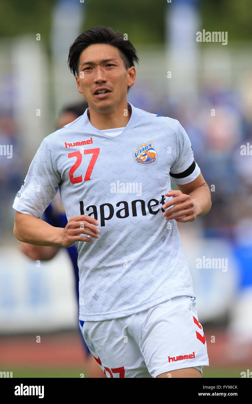 Machida Stadium, Tokyo, Japan. 23rd Apr, 2016. Yusuke Murakami (V Varen), APRIL 23, 2016 ...