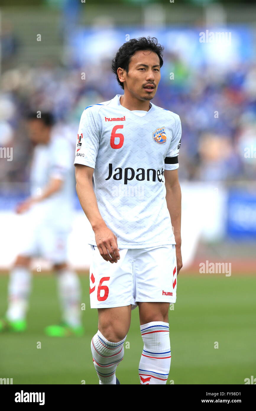 Machida Stadium, Tokyo, Japan. 23rd Apr, 2016. Yusuke Maeda (V Varen), APRIL 23, 2016 - Football ...
