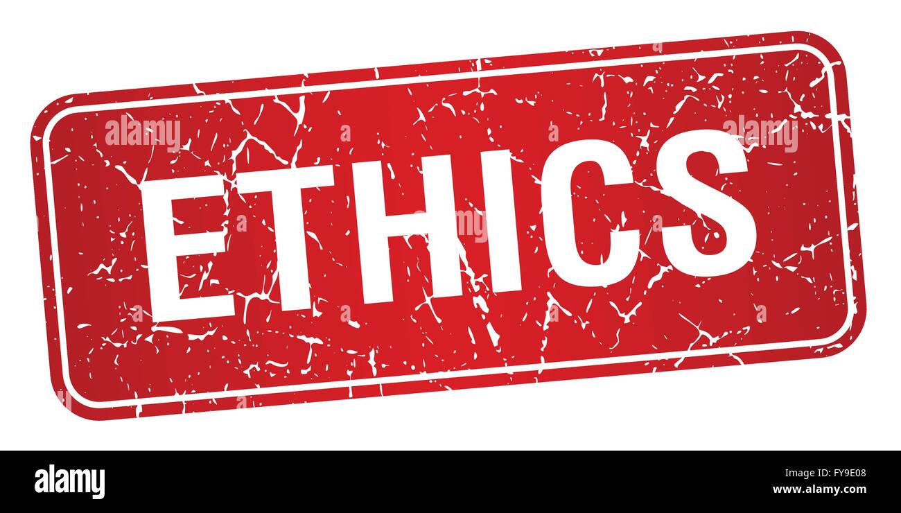 Ethics square stamp grunge hi-res stock photography and images - Alamy
