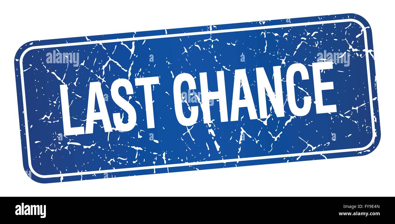 Last chance stamp square Cut Out Stock Images & Pictures - Alamy