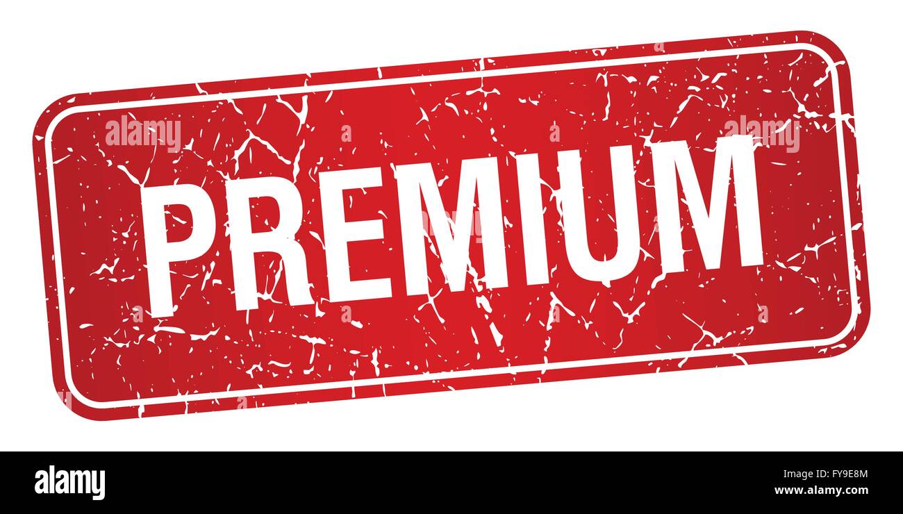 premium red square grunge textured isolated stamp Stock Vector Image ...