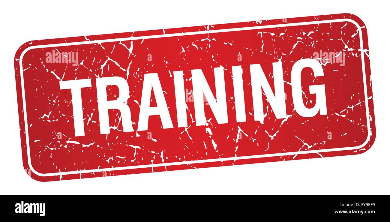 training red square grunge textured isolated stamp Stock Vector Image ...