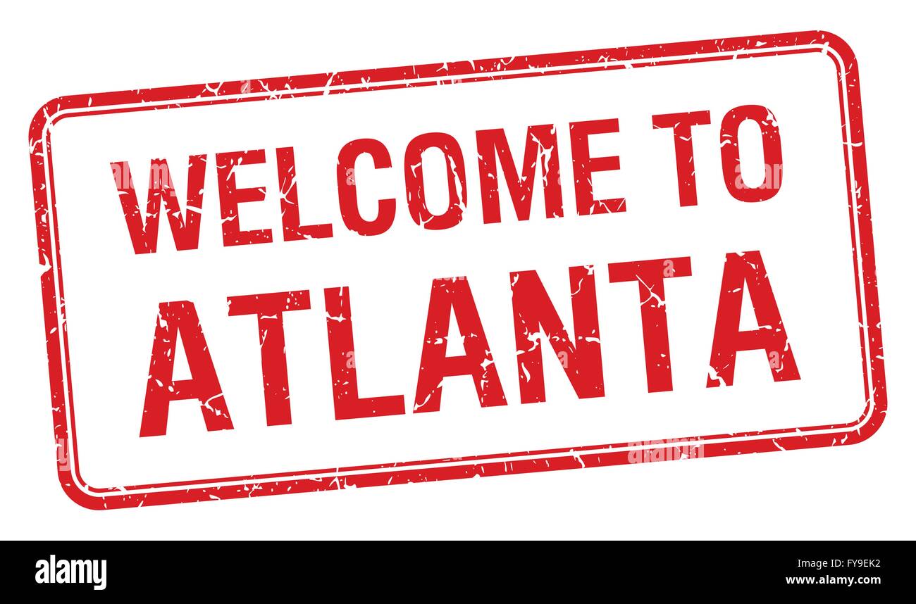Welcome to atlanta Stock Vector Images - Alamy