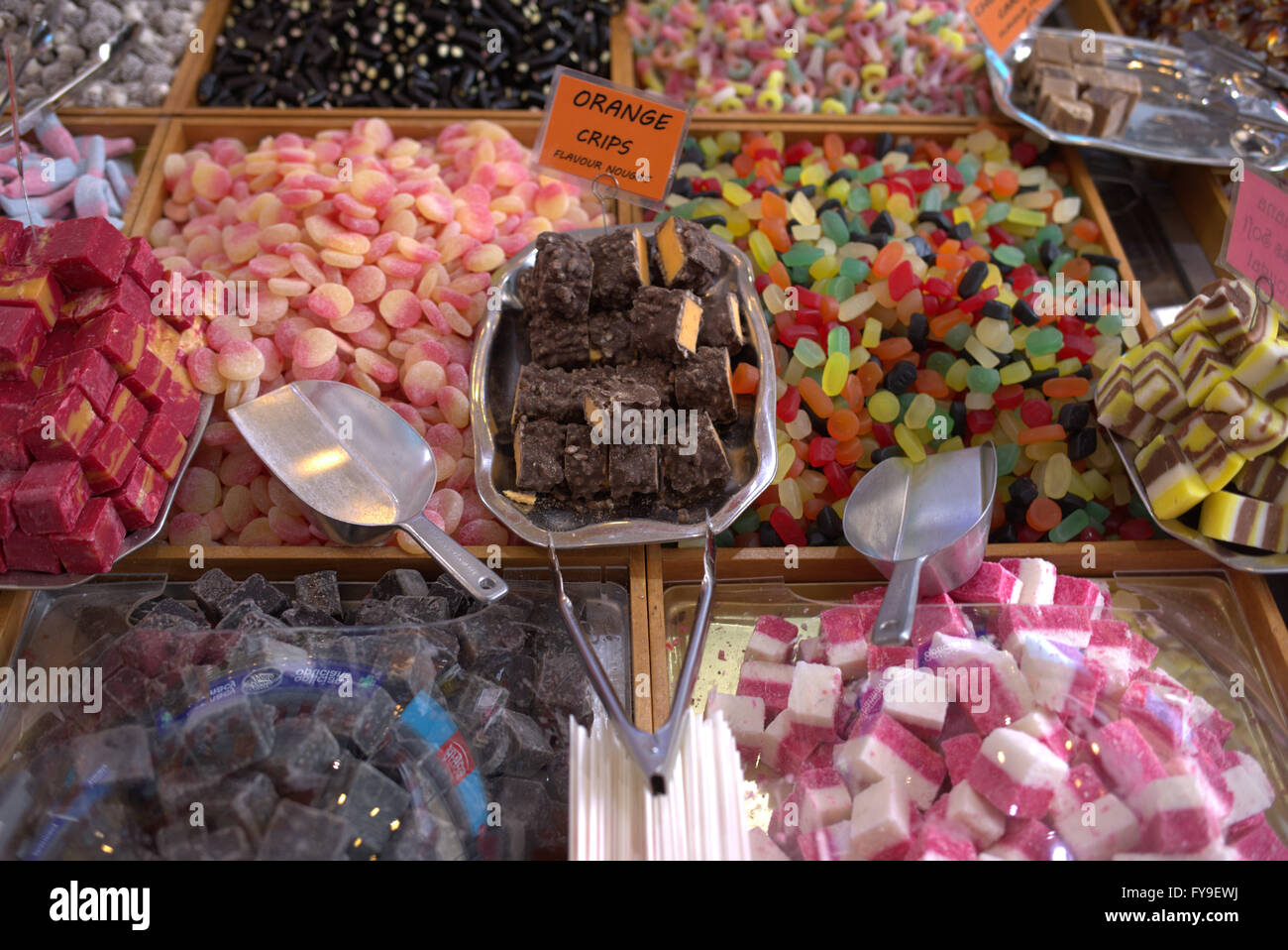 High end sweet selections pick and mix number two Stock Photo - Alamy