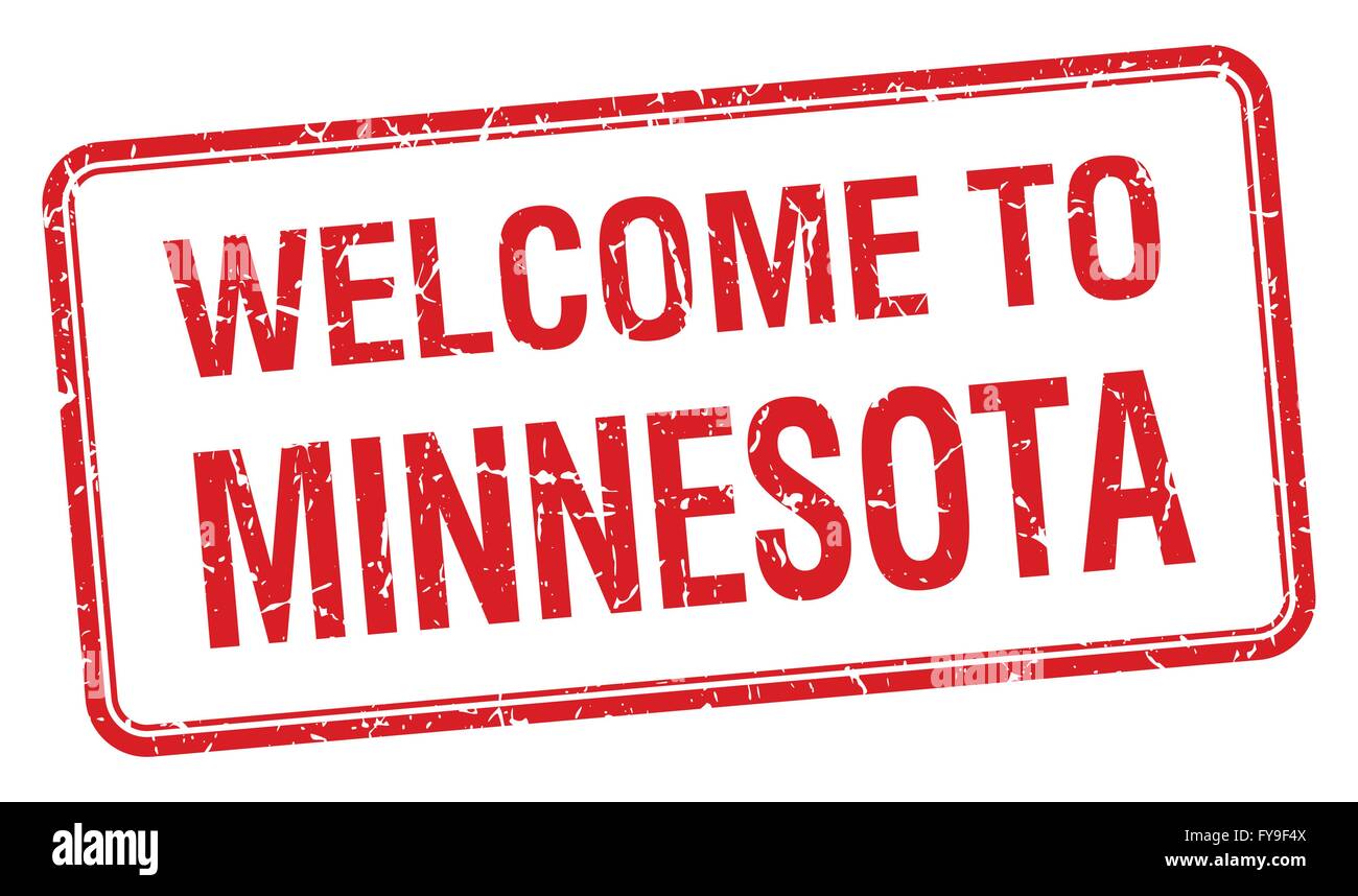 Welcome to minnesota Stock Vector Images - Alamy