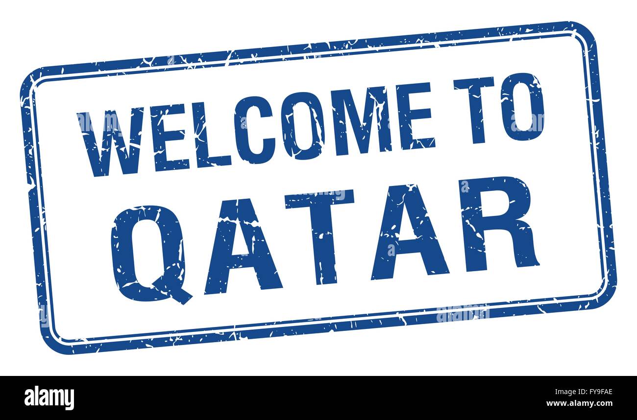 Welcome to qatar Stock Vector Images - Alamy