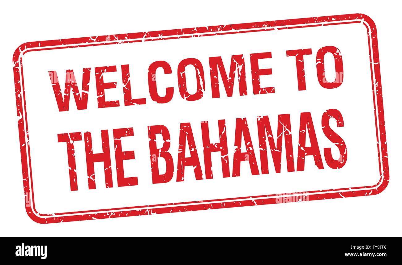Welcome to the bahamas Stock Vector Images - Alamy