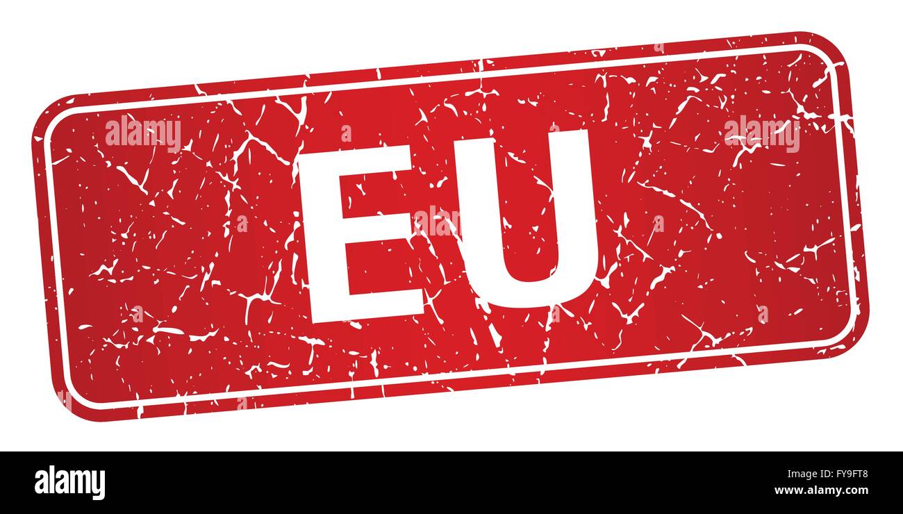 eu red stamp isolated on white background Stock Vector Image & Art - Alamy