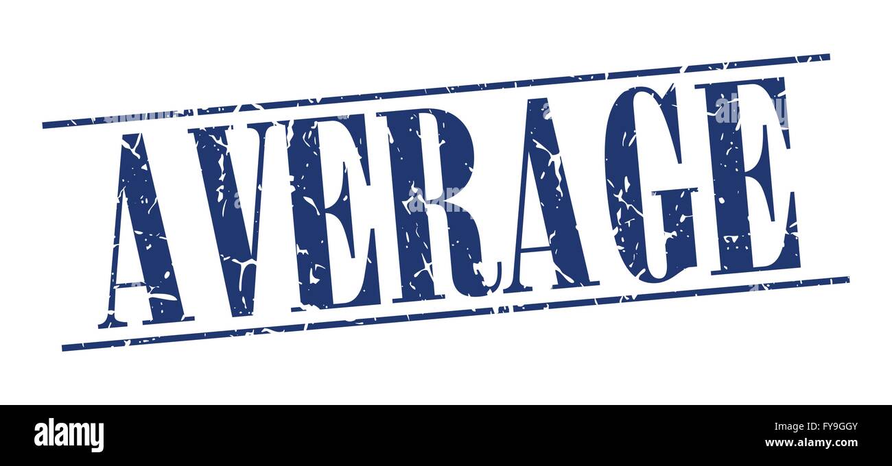 average blue grunge vintage stamp isolated on white background Stock ...