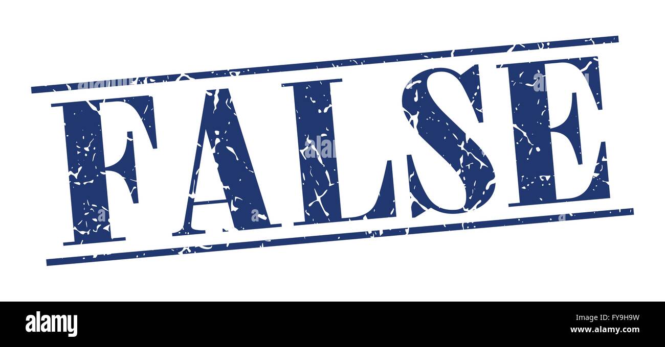 false blue grunge vintage stamp isolated on white background Stock ...