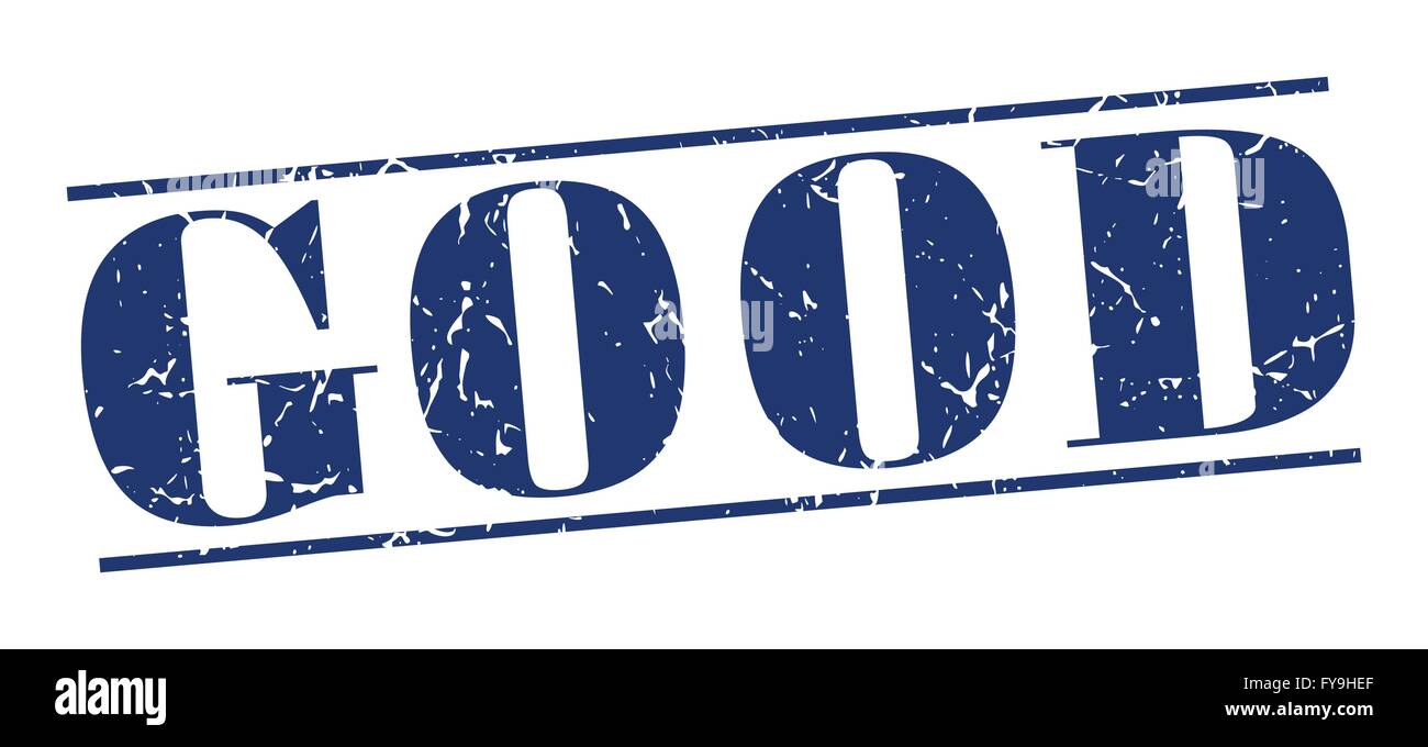 good blue grunge vintage stamp isolated on white background Stock ...